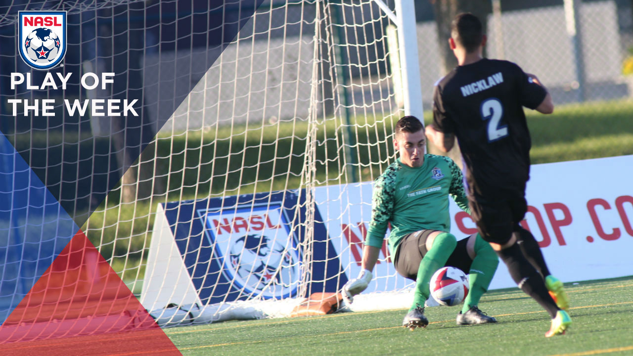 PLAY OF THE WEEK | Nathan Ingham's Triple Save | NASL
